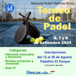 Torneo de Pádel 2024. Memorial Rubén Martínez Rubio - Illescas Al Día Información
